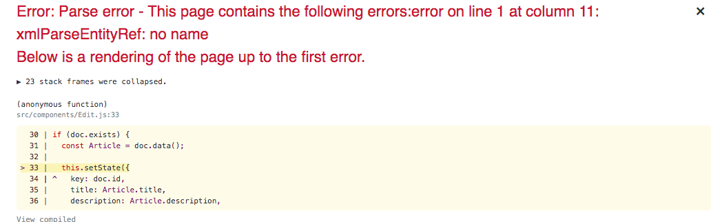 Editor breaks when setting data with '&' in the content · Issue #5675 ...