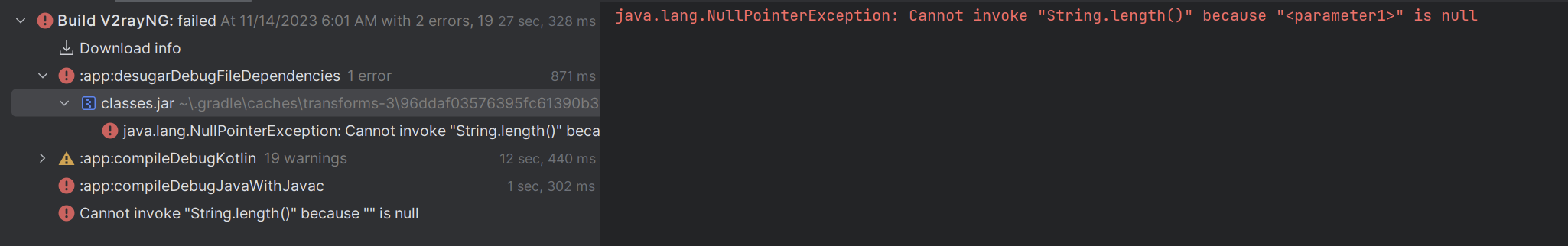 Error after update and build · Issue #27 · 2dust/AndroidLibXrayLite · GitHub