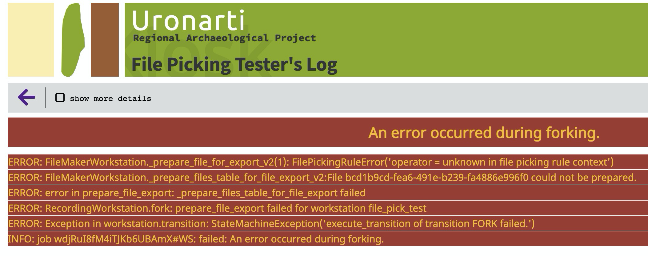 changes in file handling or file picking MUST lead to a reimport of the ...