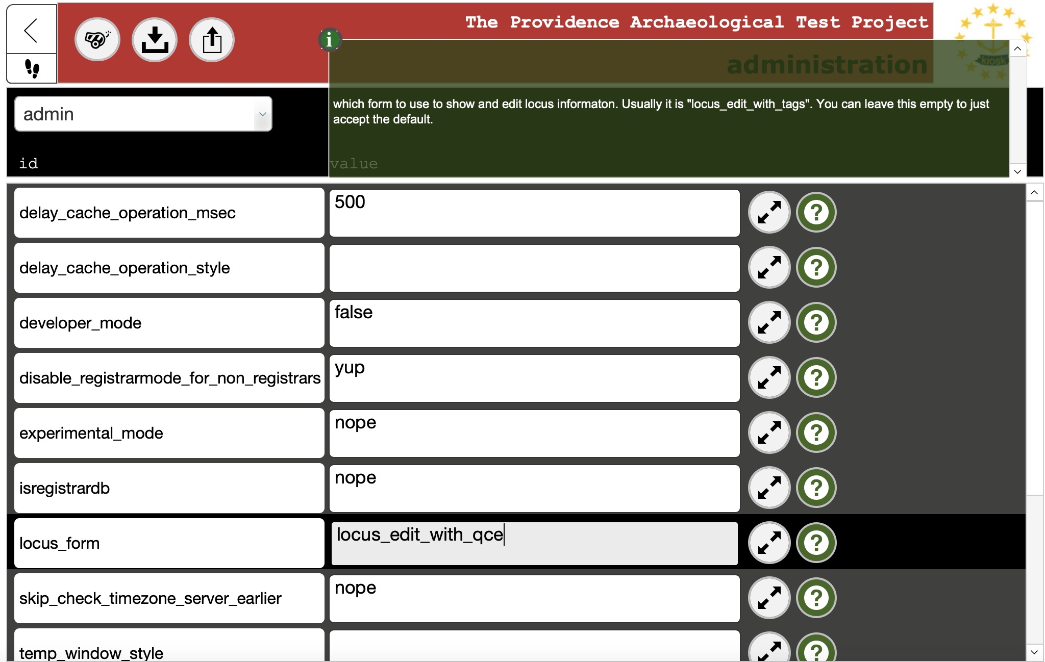 configuration help locus_form has obsolete advice · Issue #1915 · arch ...