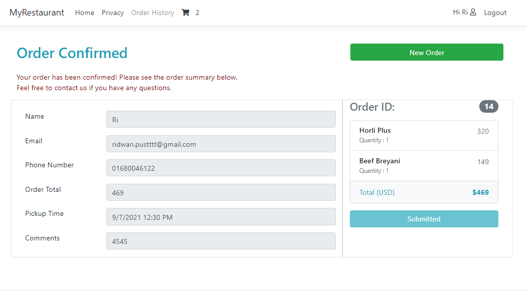 GitHub - ri-rokon/MyRestaurant