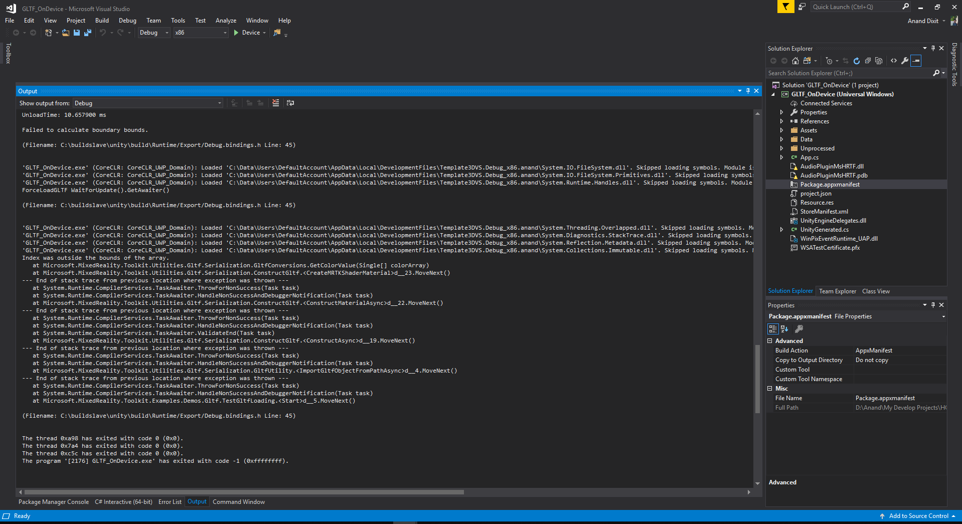Gltf module not working when building windows standalone · Issue #6833 ...