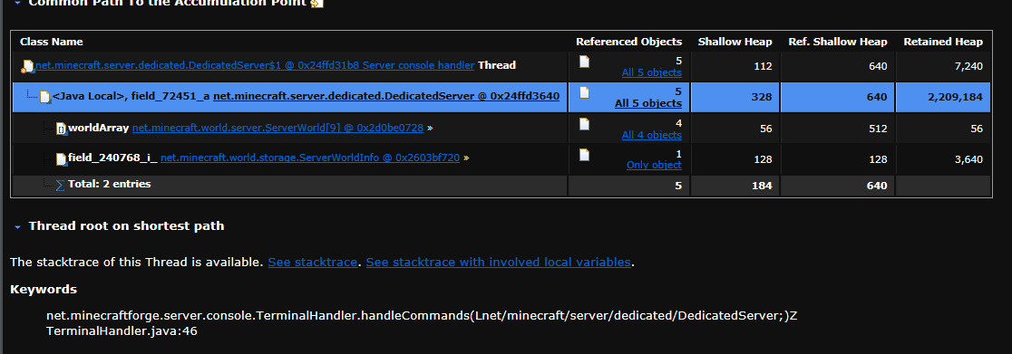 Memory leak in ChunkManager mixin · Issue #1062 · IzzelAliz/Arclight · GitHub