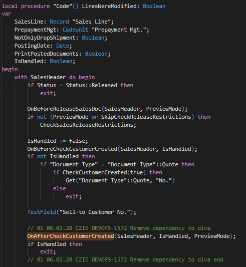 [Event Request] Codeunit 414 "Release Sales Document" - OnAfterCheckCustomerCreated · Issue ...