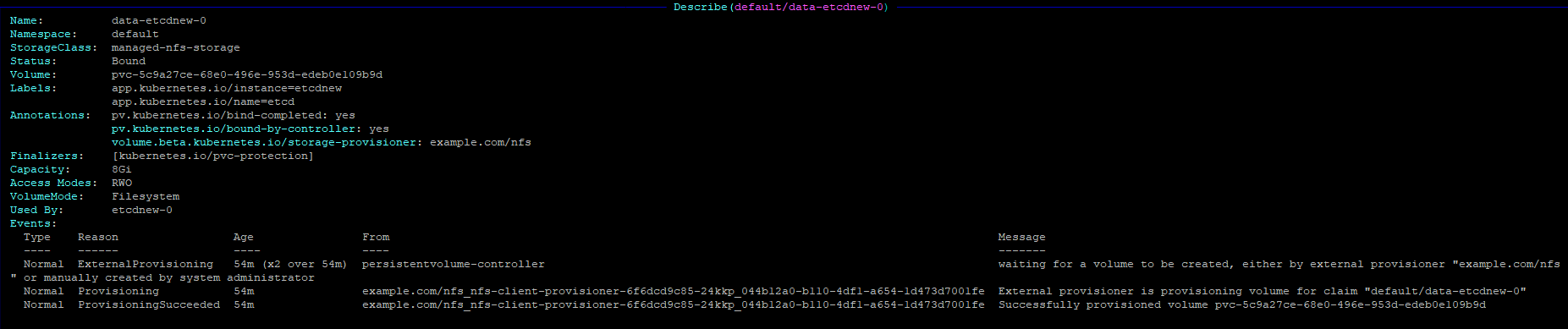 [bitnami/etcd] failed to start in openshift cluster with external NFS storage · Issue #19759 ...