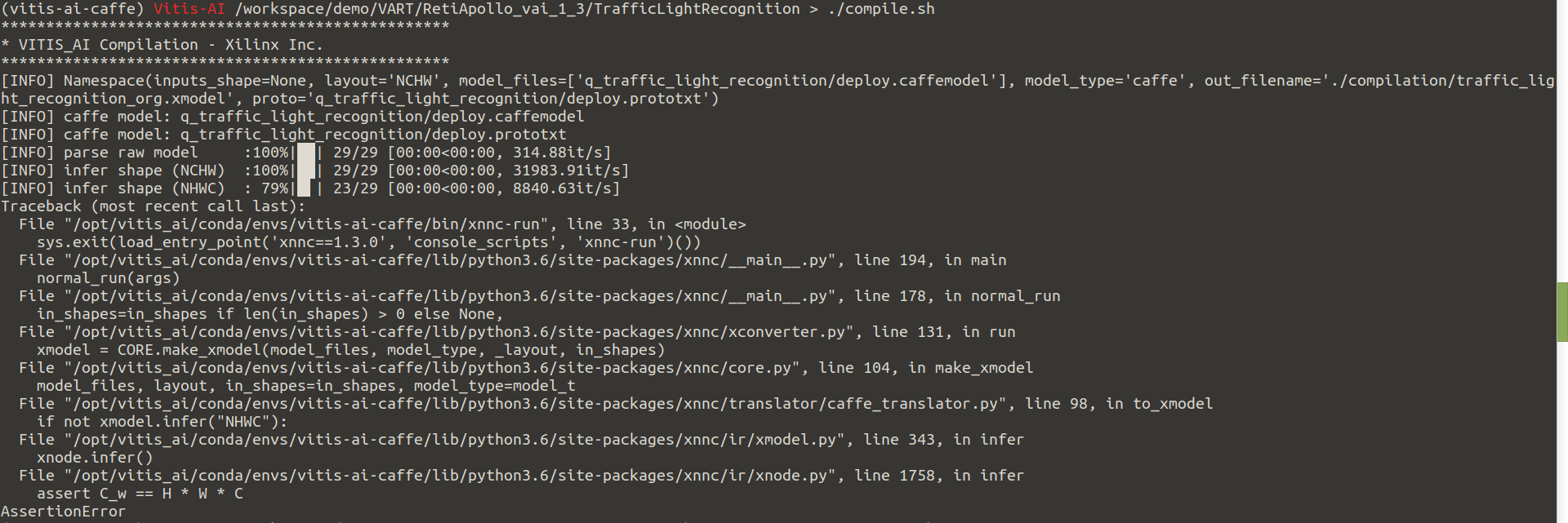 Vitis AI Compiler XNNC v1.3.1 error #3 · Issue #367 · Xilinx/Vitis-AI ...