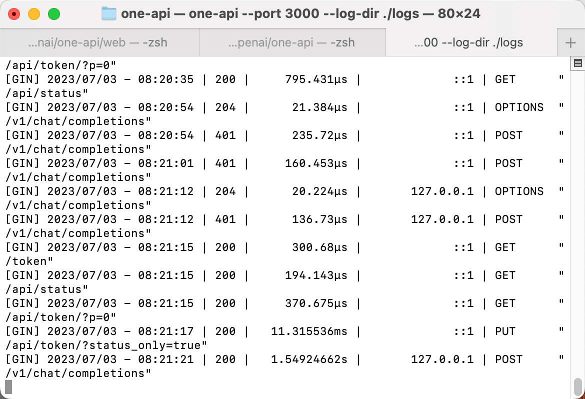 {"error":{"message":"该令牌状态不可用","type":"one_api_error"}} · Issue #239 · songquanpeng/one-api · GitHub