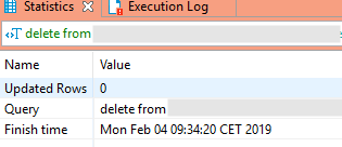 Delete statement result not showed · Issue #5192 · dbeaver/dbeaver · GitHub