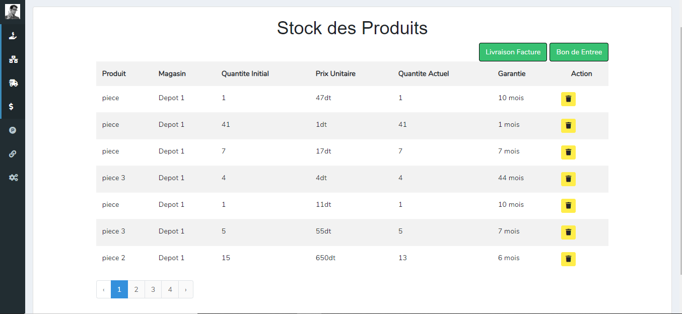 GitHub - SahbiRomdhani/GestionStock: inventory management in multiple Deposits