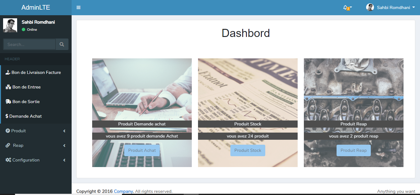 GitHub - SahbiRomdhani/GestionStock: inventory management in multiple Deposits