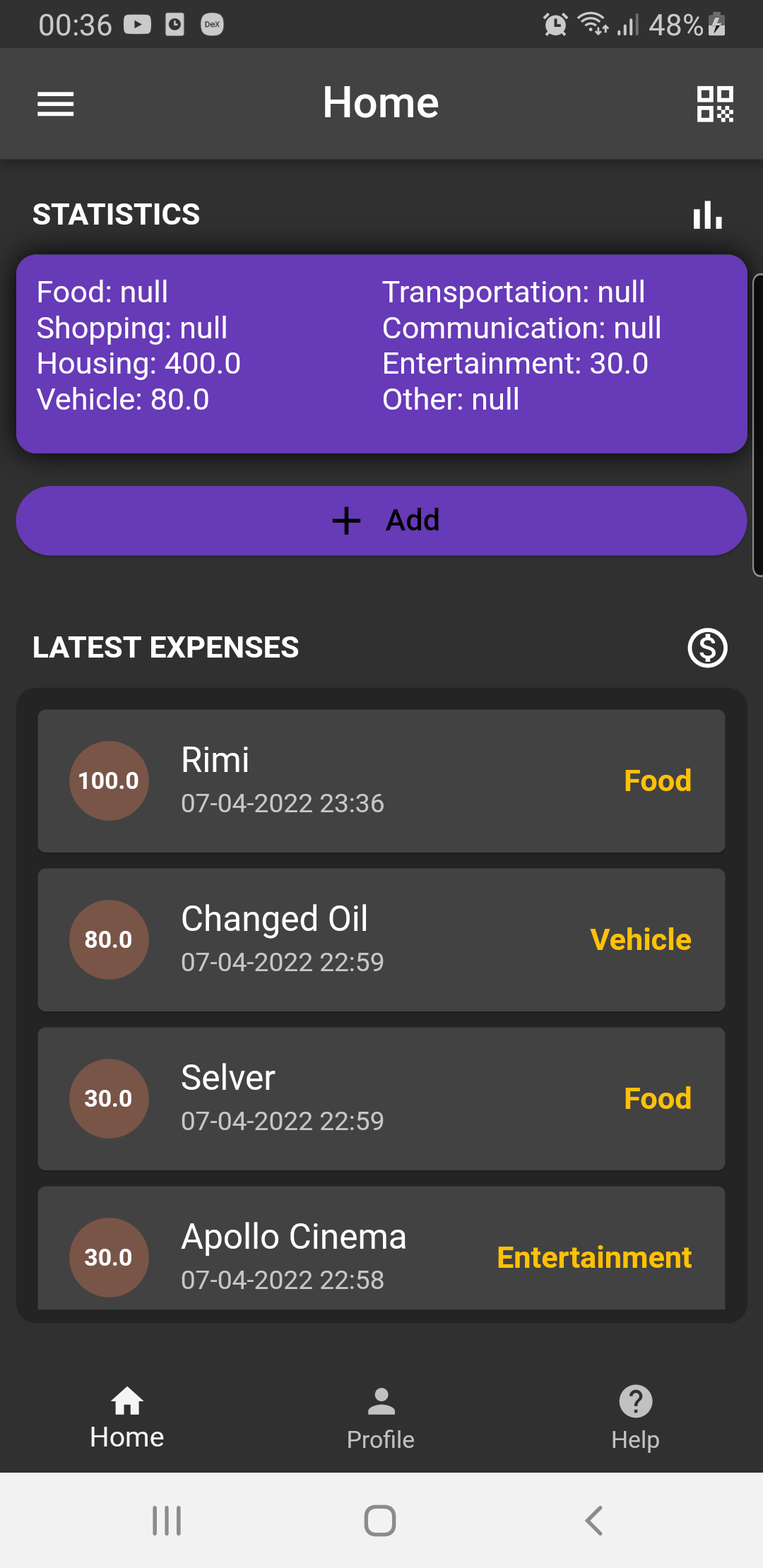 GitHub - giobaski/expensio: Money manager: easy and user-friendly ...