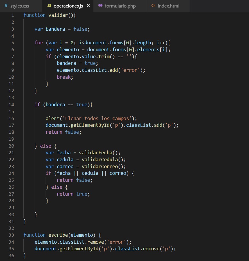 GitHub - JavierYungaT/Practica03-Javascript