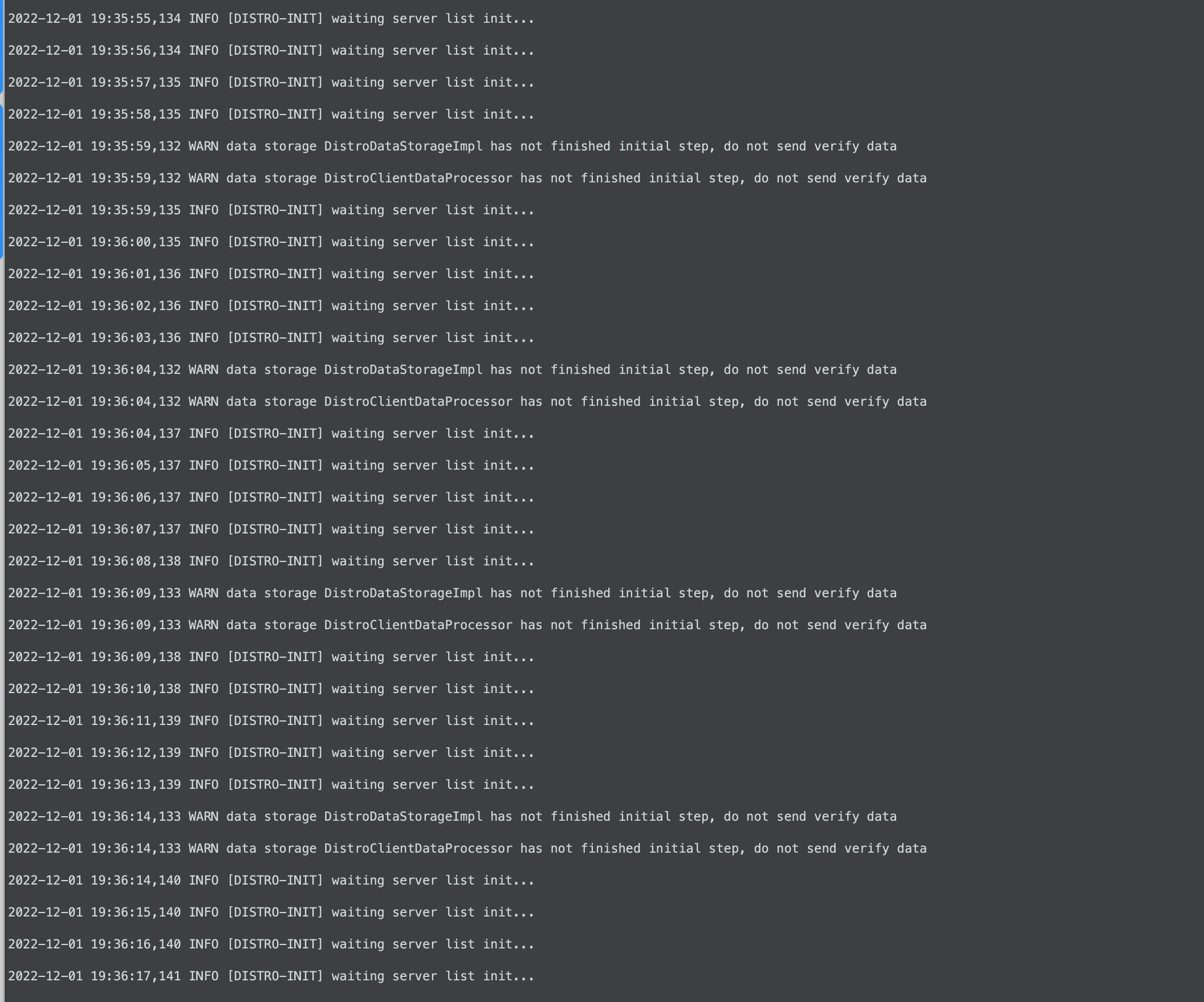 Nacos 212 Deployed In K8s Cluster Mode Popup Error Msg Server Is