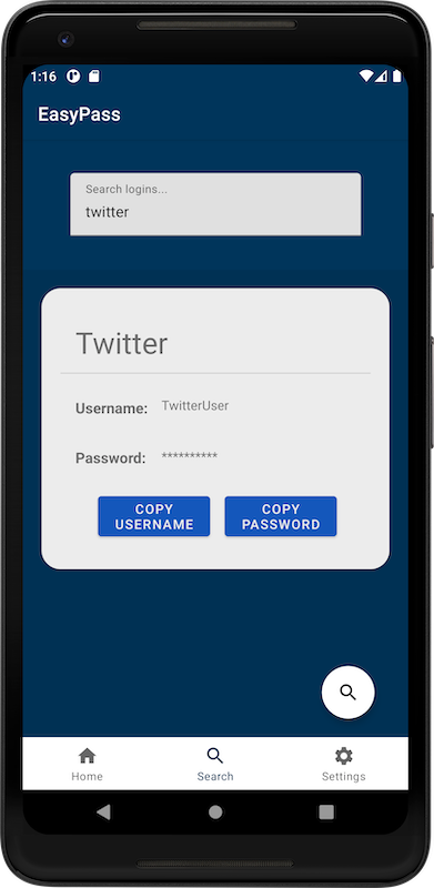 GitHub - ardhan-p/easy-pass: An Android app that aims to simplify the ...