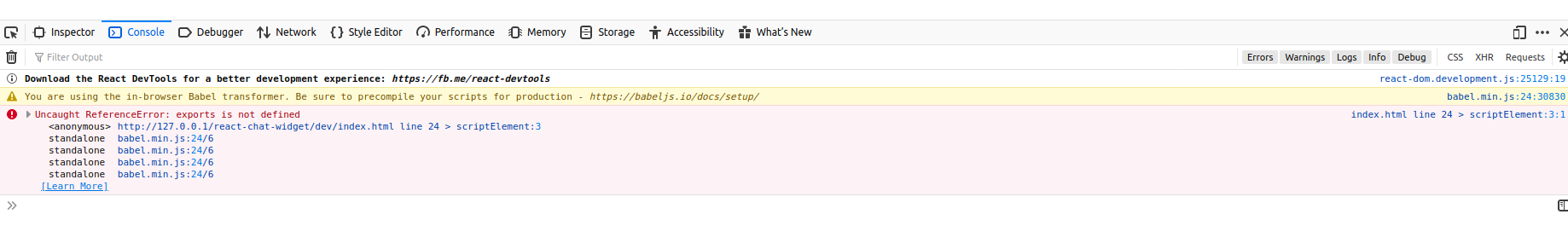 Cannot install standalone widget · Issue #219 · Wolox/react-chat-widget · GitHub