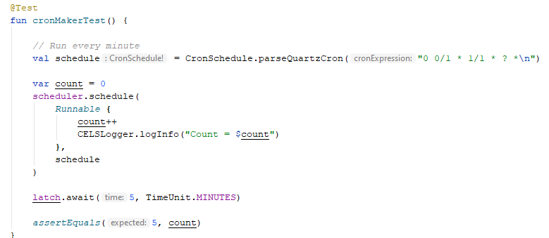 Kotlin Cron Support · Issue 9 · Coreozwisp · Github