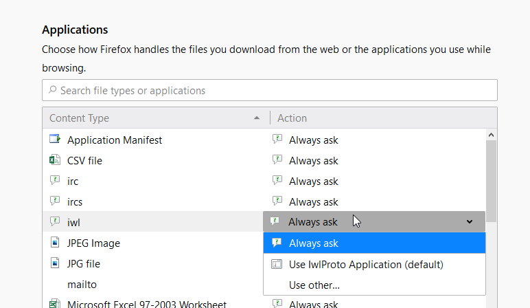 issues with the new handlers policy setting for firefox? · Issue #650 ...