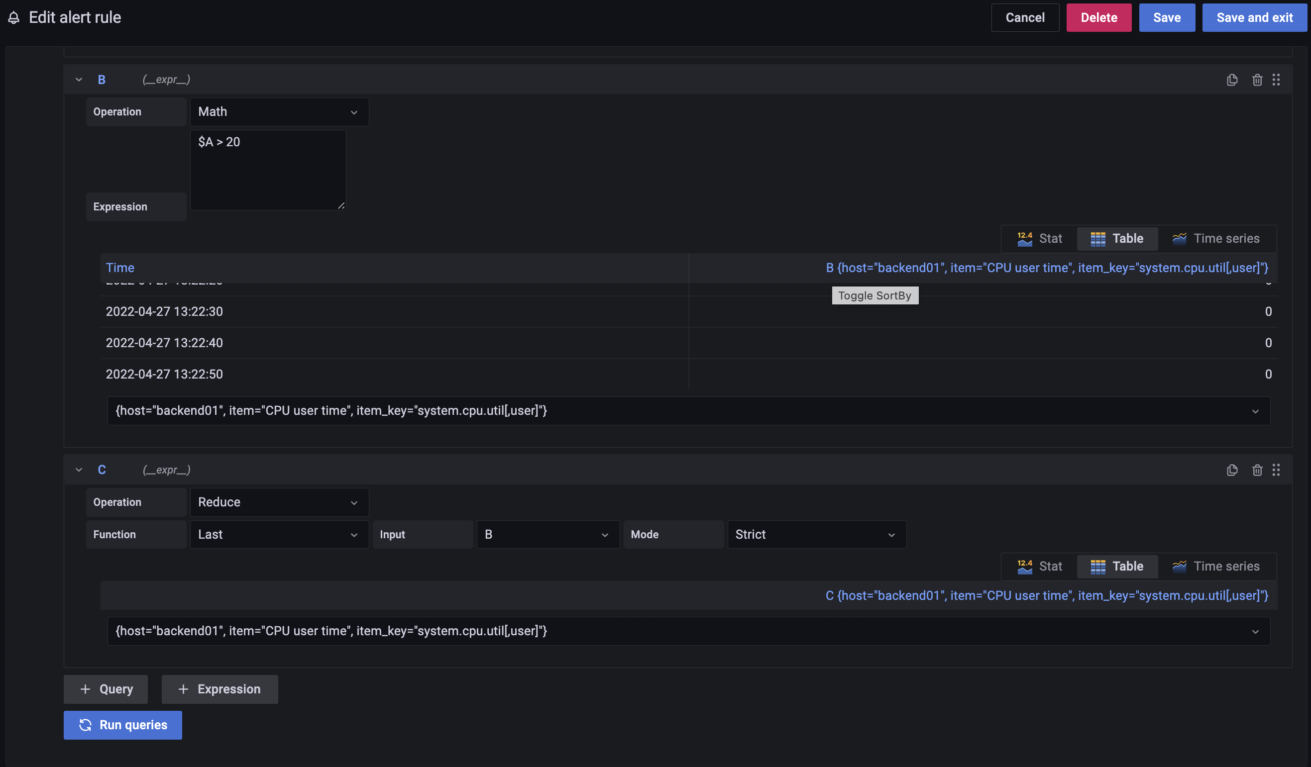 Cannot create multi-dimensional alert rule · Issue #1426 · grafana/grafana-zabbix · GitHub