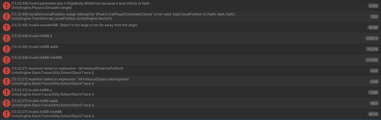 [FN 3.5.7 Pro] Network Transform Throws Tons of Errors Randomly · Issue #311 · FirstGearGames ...