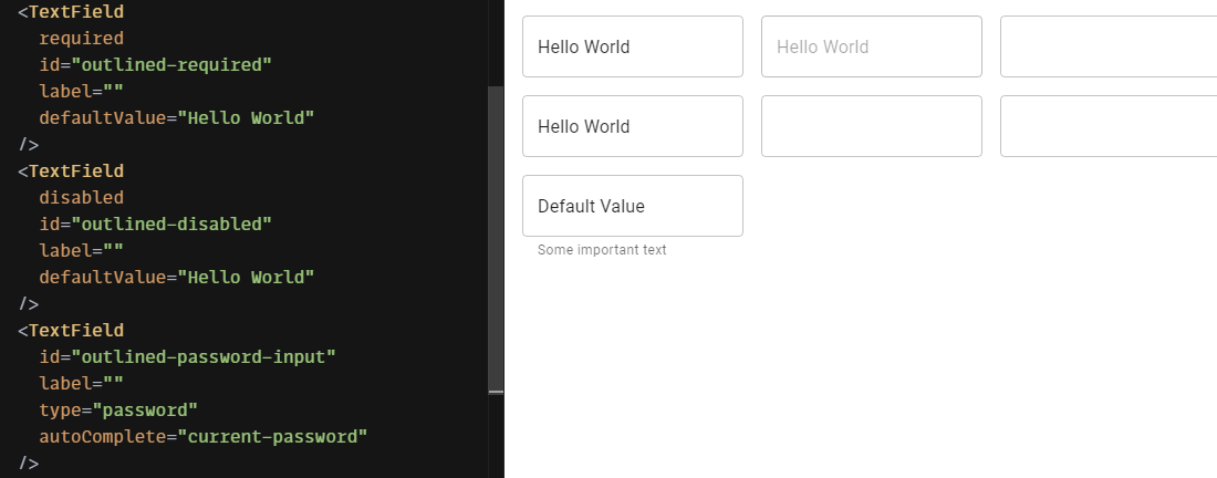 [TextField] Label shows single space if label prop is set to "" since Version 5.2.4 · Issue ...