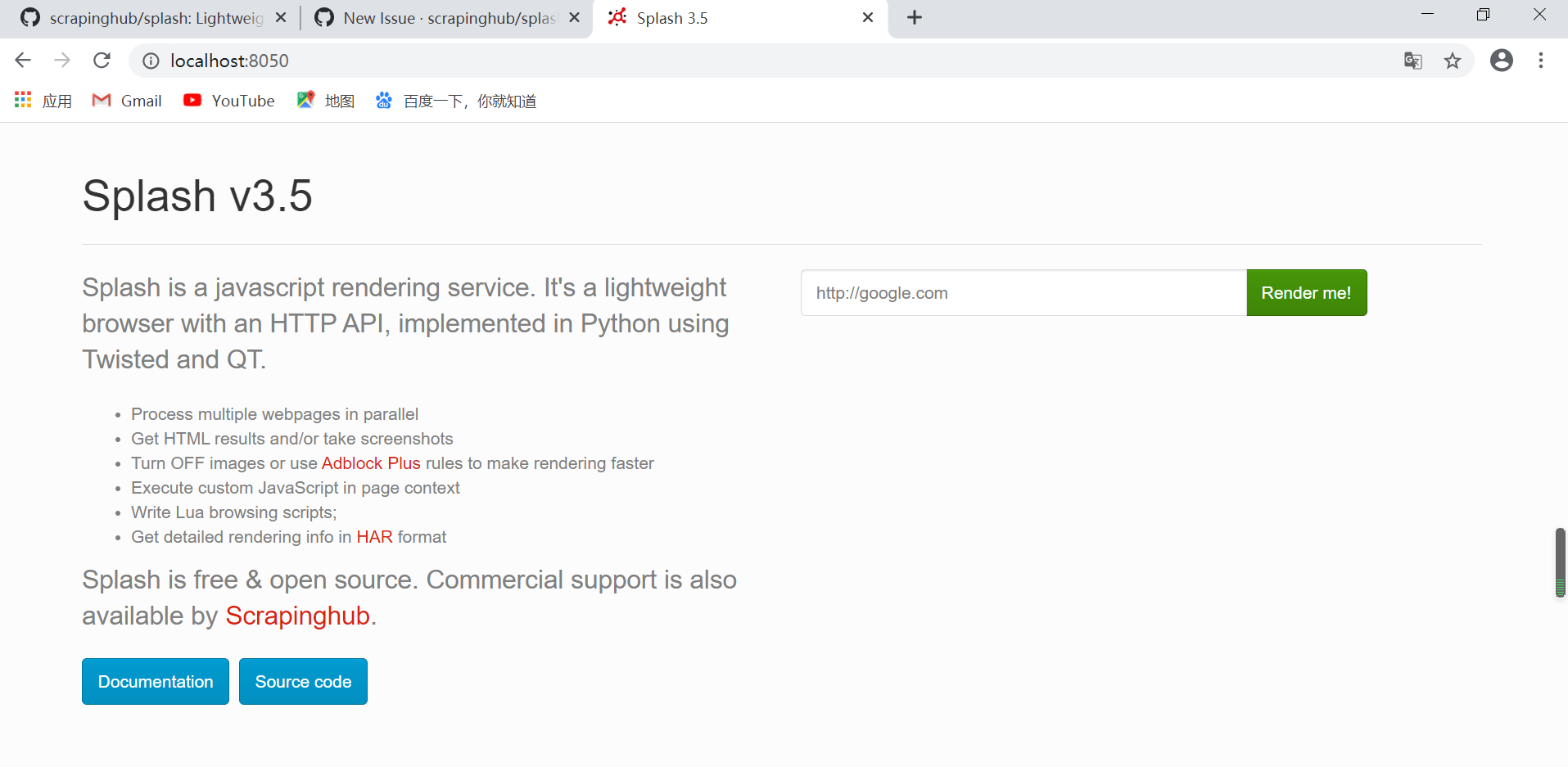 no lua and can‘t render · Issue #1079 · scrapinghub/splash · GitHub
