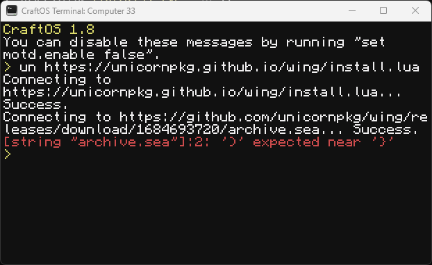 Broken sea · Issue #12 · unicornpkg/wing · GitHub