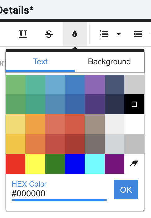 Color picker with hidden tabs breaks active color indicator · Issue ...