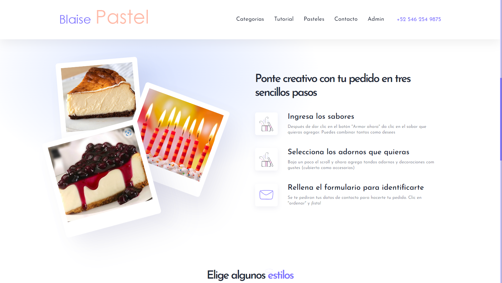 GitHub - IsaiVelasco/Blaise-Cake-LaunchX: Maquetación HTML para tienda web de pasteles.
