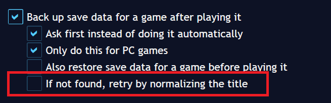 Ignore casing when matching titles via name · Issue #161 · mtkennerly/ludusavi · GitHub