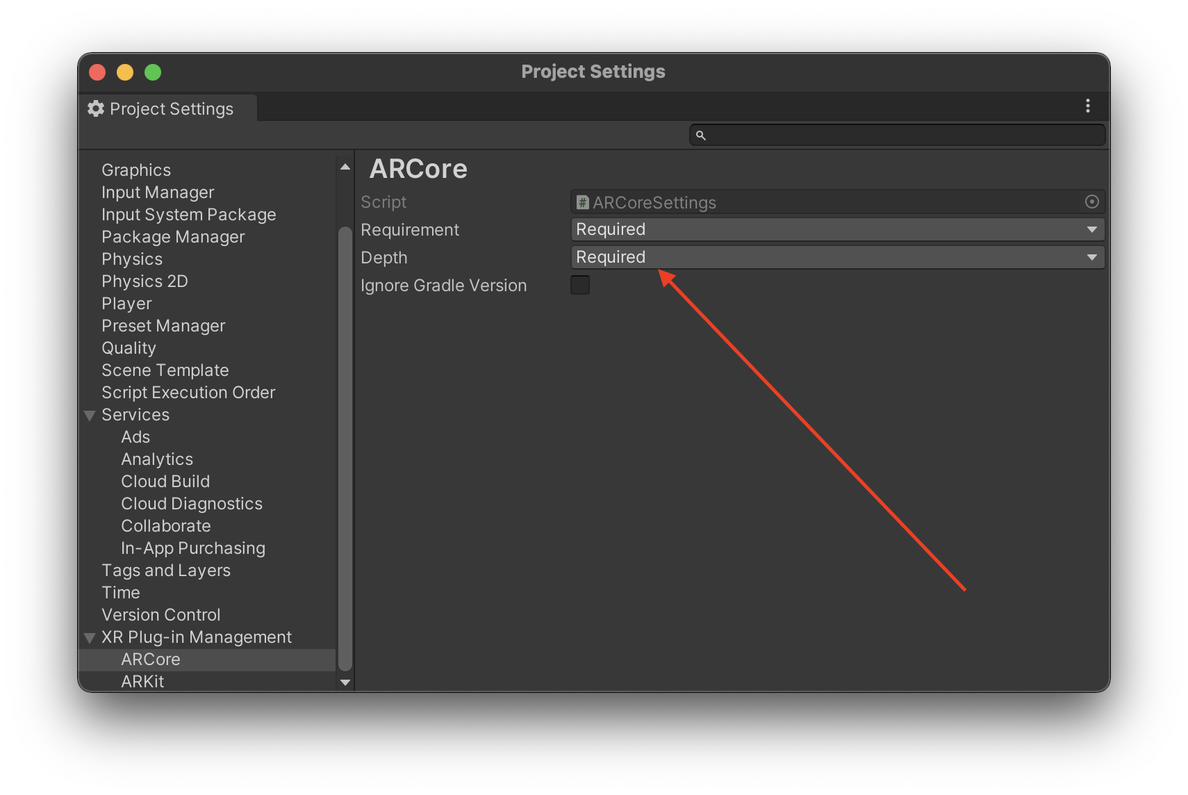 why arcore.depth is added to my build · Issue #900 · Unity-Technologies/arfoundation-samples ...