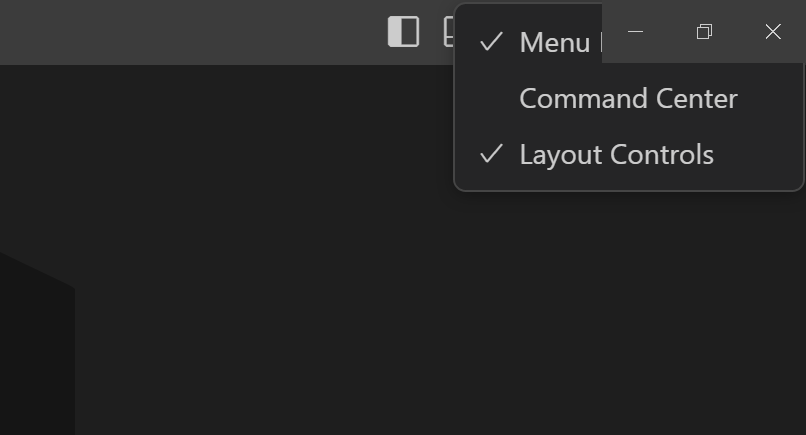 Title bar min/max/close button area blocks the context menu · Issue #197988 · microsoft/vscode ...