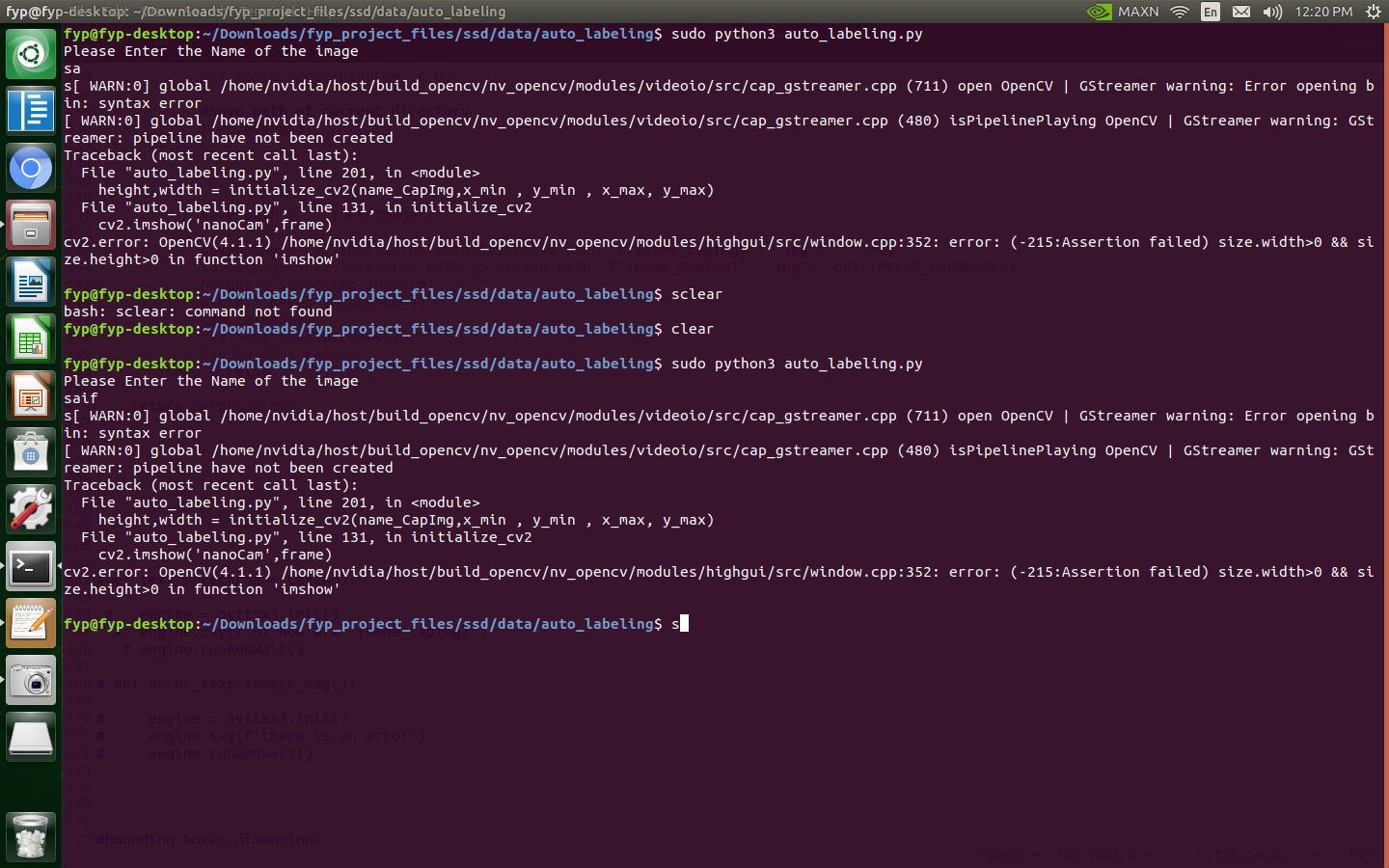 Unable to create G streamer Pipeline. · Issue #955 · dusty-nv/jetson-inference · GitHub