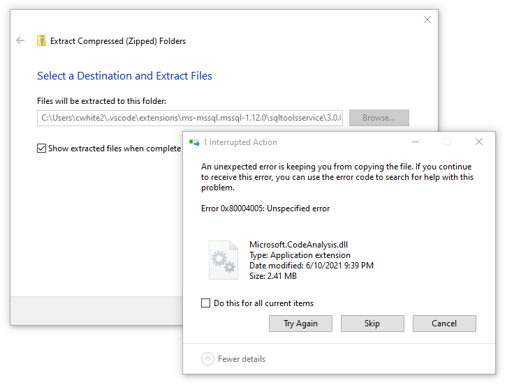 Error: File entry unexpectedly large: nnnnnn (max: 4096) · Issue #17181 ...