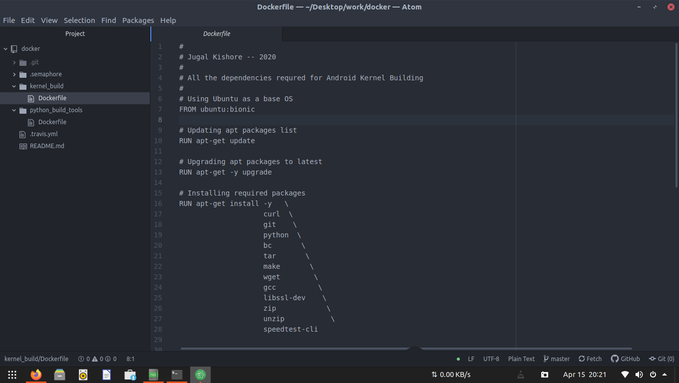 Add color formatting for Dockerfiles · Issue #20628 · atom/atom · GitHub