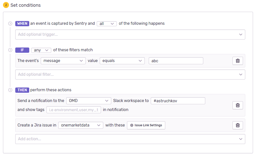 Inconsistent Jira creation via Alerts · Issue #30849 · getsentry/sentry · GitHub