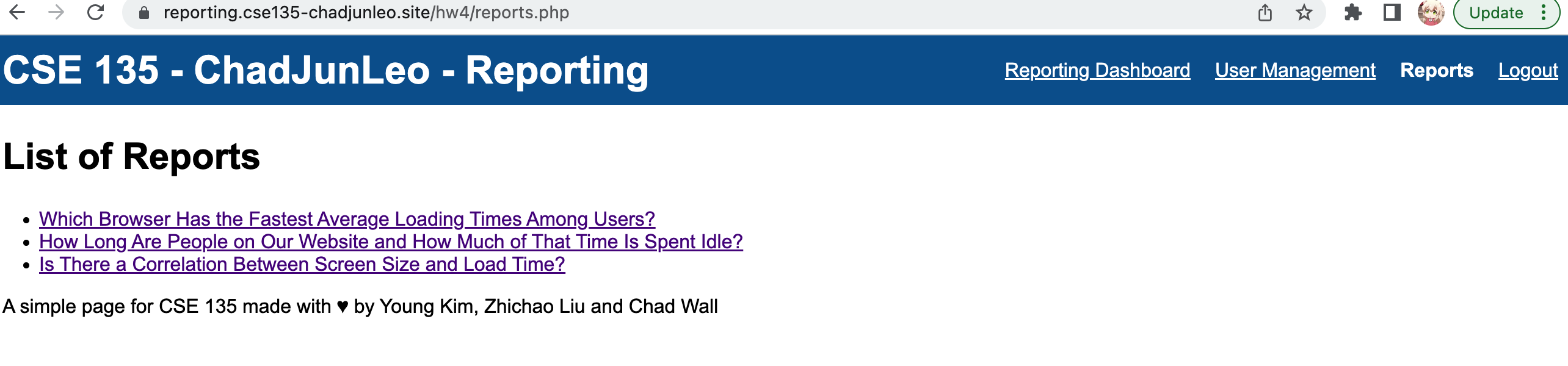 GitHub - LeoZhichaoLiu/CSE-135-Web-project-with-data-collection-and-Analytics-Dashboard-: Using ...
