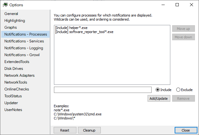 Processes notifications doesn't work · Issue #596 · winsiderss ...