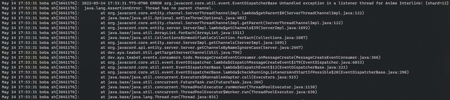 Forum channels in a server breaks `ServerImpl#getChannels()` · Issue ...