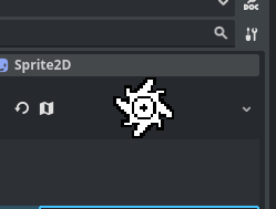 The whole CompressedTexture2D is rendered instead of the correct Atlas Texture in the Sprite2D ...