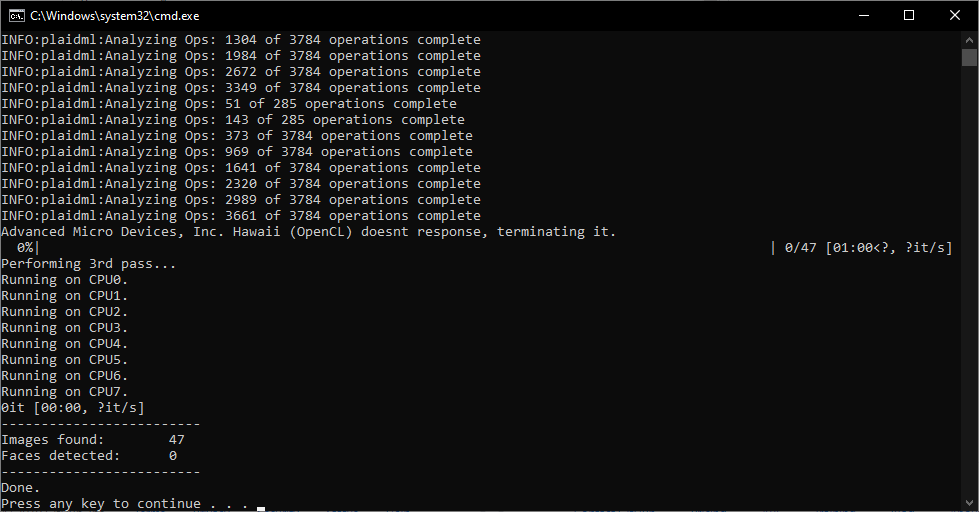 Cannot extract faces with any extraction method · Issue #452 · iperov/DeepFaceLab · GitHub