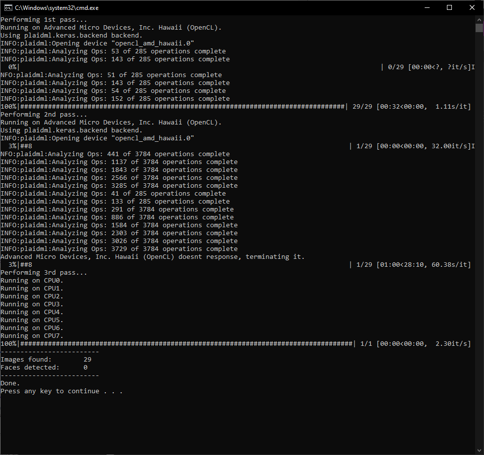 Cannot extract faces with any extraction method · Issue #452 · iperov/DeepFaceLab · GitHub