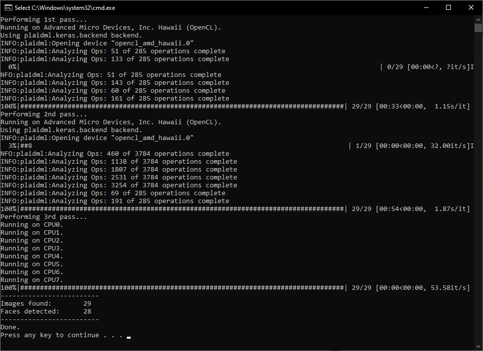Cannot extract faces with any extraction method · Issue #452 · iperov/DeepFaceLab · GitHub