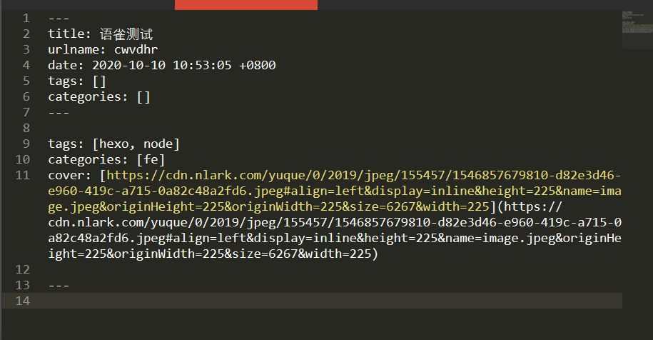 转换成md文件时，标签和分类没有被识别 · Issue #75 · x-cold/yuque-hexo · GitHub