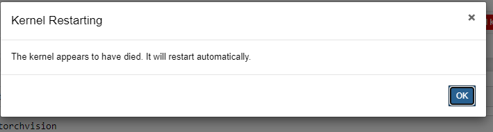 Kernal died while importing torchvision · Issue #5953 · pytorch/vision · GitHub