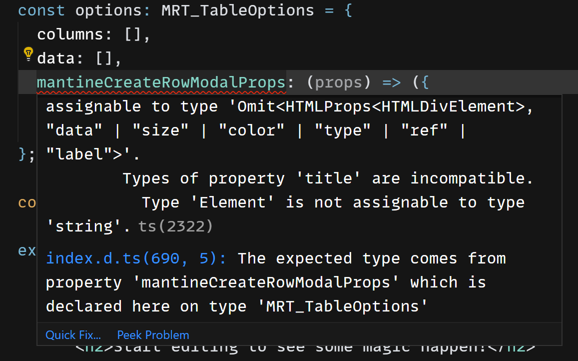 mantineCreateRowModalProps["title"] has incorrect typing · Issue #158 · KevinVandy/mantine-react ...