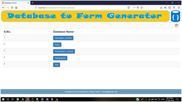 GitHub - rtiwari95/database2form: CRUD form using database structure.