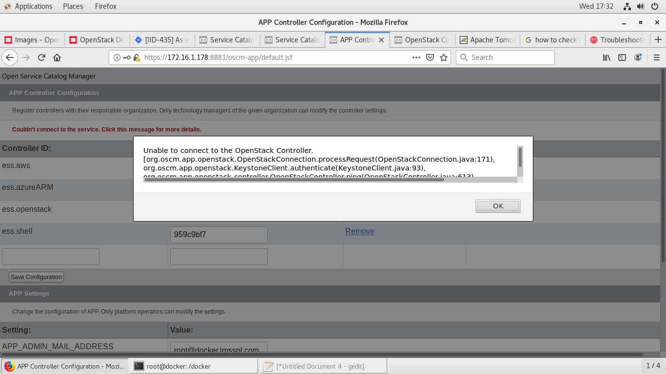 Unable to connect to the OpenStack Controller · Issue #558 ...