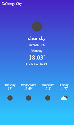 GitHub - laylahammoury/weather-app: This is an angular application that shows the weather of the ...