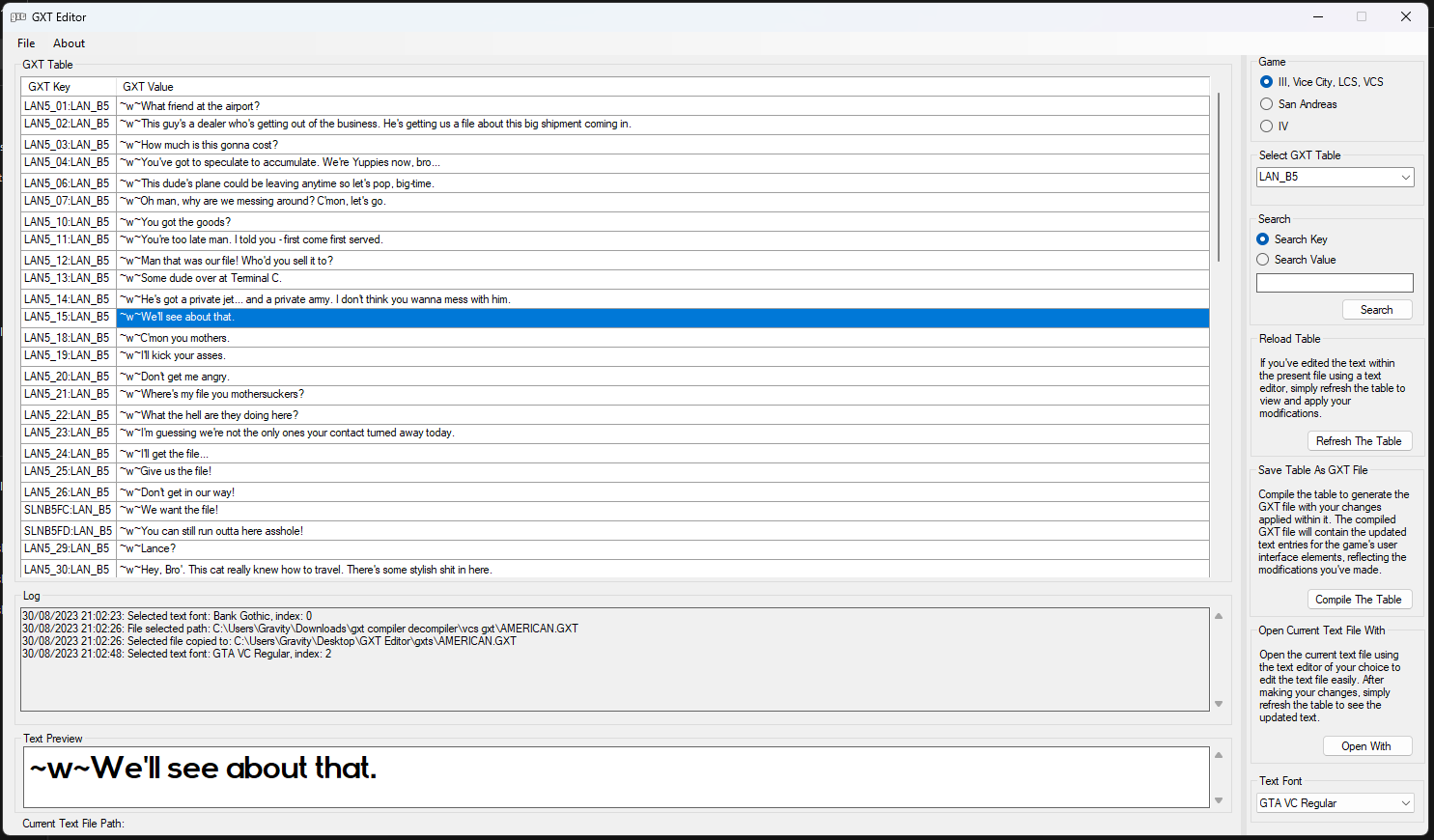 Github Yuksel Kadirgxt Editor Open Source Gui For Gxt Compiler By Sergeanur 