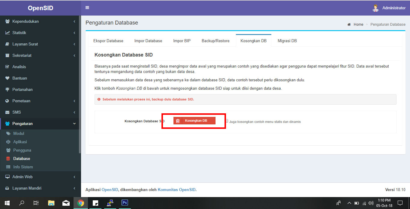 [Bug] Simbol Tipe Lokasi tidak muncul setelah Kosongkan DB · Issue #1702 · OpenSID/OpenSID · GitHub